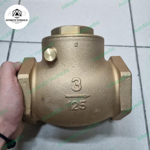 Jual CHECK VALVE 3" INCH KITZ KUNINGAN /SWING CHECK VALVE KITZ ...