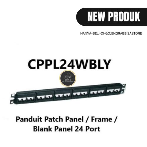 Jual CPPL24WBLY Panduit Frame Patch Panel 24 Port Blank Panel - Jakarta Timur - gojek grab ...