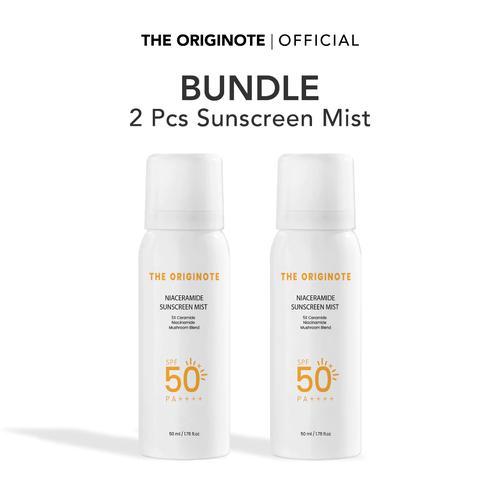 Jual The Originote Bundle 2 pcs Niaceramide Sunscreen Mist SPF 50 PA ...