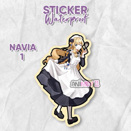 Jual Stiker Navia Genshin impact / Sticker Anime Waterproof - 1 - Kab ...
