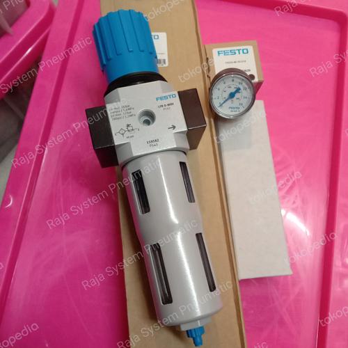 Jual AIR FILTER REGULATOR FESTO LFR-1/2-D-MIDI FESTO LFR-D-MIDI ...