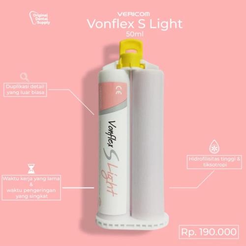 Jual dental light Body double impression bahan cetak gigi Vonflex 1 CT 50ml - Kota Malang ...