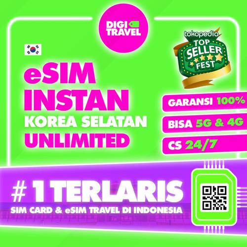 Promo DIGI TRAVEL eSIM Korea Unlimited | eSIM Travel Korea - 500MB/day ...