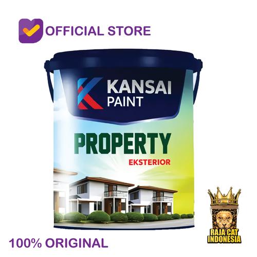 Jual Cat Tembok Eksterior Kansai Property Exterior Warna Putih 5 Kg ...