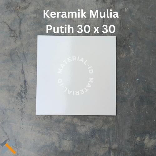 Jual Keramik Putih 30 x 30 Lantai Mulia KW 1 Presisi Tinggal Pasang ...