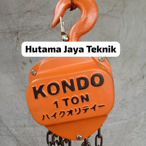 Jual Chain Block Blok Katrol Derek Takel Kondo 1 Ton Rantai 5 Meter ...