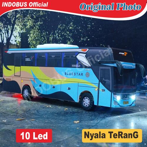 Jual Miniatur Bus Bis BLUE STAR - TANPA LAMPU - Kab. Banyumas - Indobus ...