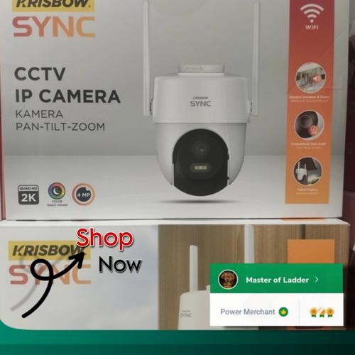 Jual Krisbow Smart Wifi Kamera IP Cctv Outdoor Sensor PTZ Speed 24Q 4MP ...