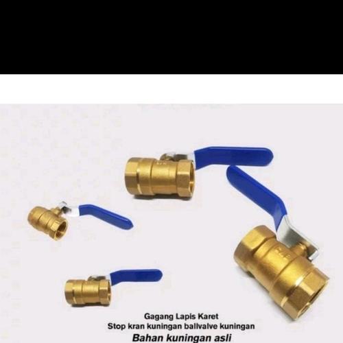 Jual Ball valve Brass NVR Drat 1/2inch - Jakarta Pusat ...