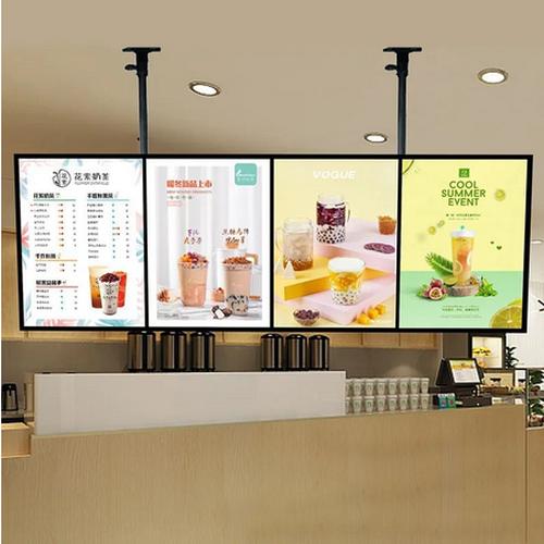 Jual 40 x 60 cm LED Cafe Menu Board Bracket Slim Frame LED Light Box ...