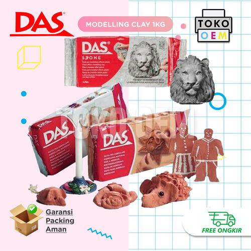 Jual DAS MODELLING AIR DRYING CLAY 1 KG PASTA TANAH LIAT SCULPTING ...