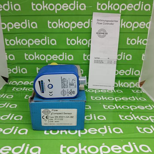 Jual EGE flow compact sensor SN450/1-GA-3M IDN P11122 24V DC 4...20 mA ...