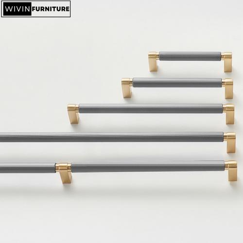 Jual Grey Gold Handle Lemari Pakaian Tarikan Laci Gagang Pintu Kitchen ...