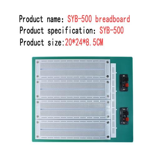 Jual SYB-500 Breadboard Solderless PCB Protoboard Projectboard Bread ...