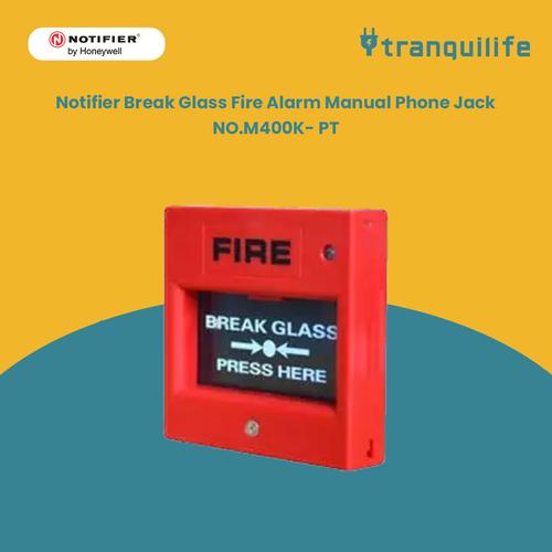 Promo Notifier Break Glass Fire Alarm Manual Phone Jack M400K-PT ...