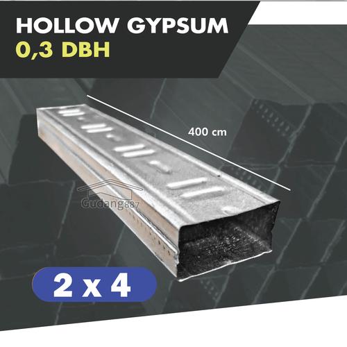 Jual Hollow 2x4 0,3mm DBH / Holo Gypsum GRC / Hollow Plafon / Holow ...