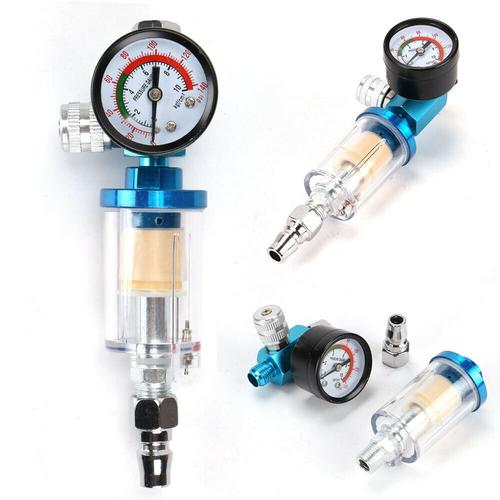 Jual Air Filter Spray Gun Mini 1/4 Inch - Water Trap Spray Gun - Paket ...