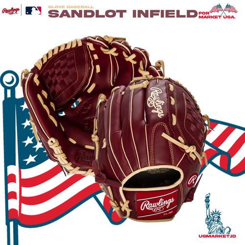 Jual Sarung Tangan Rawlings Sandlot Series Gloves Softball Baseball ...