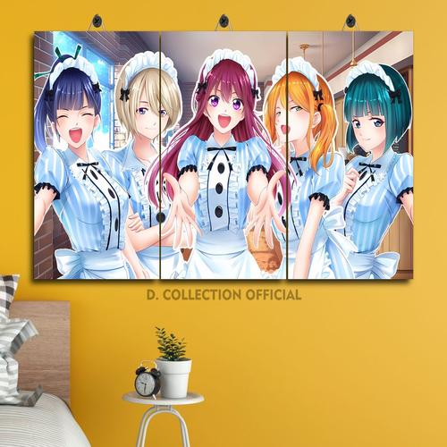 Jual Poster Kayu Anime Goddess Cafe Terrace Riho Tsukishima |5A/UHQU5 ...