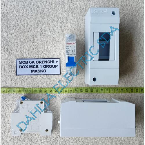 Jual MCB 6A ORENCHI + BOX Mcb MASKO 1 GROUP - Kab. Sidoarjo - DAHLIA ...