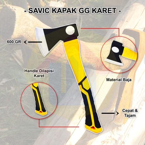 Jual SAVIC KAPAK GG KARET KUNING 600GR - KAPAK KAYU - Kota Surabaya ...