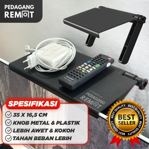 Promo Tempat Remote Bracket Modem Router HP STB Rak Gantung Atas TV ...