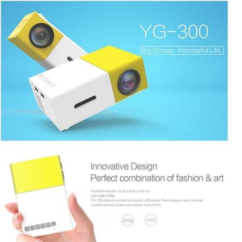Jual Mini Proyektor LED YG300 / YG-300 / YG 300 LCD Portable Projector ...