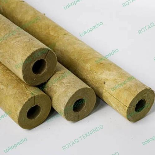 Jual ROCKWOOL PIPA BATANGAN ( ROCKWOOL PIPE ISOLASI ) 2" INCH X 25MM ...