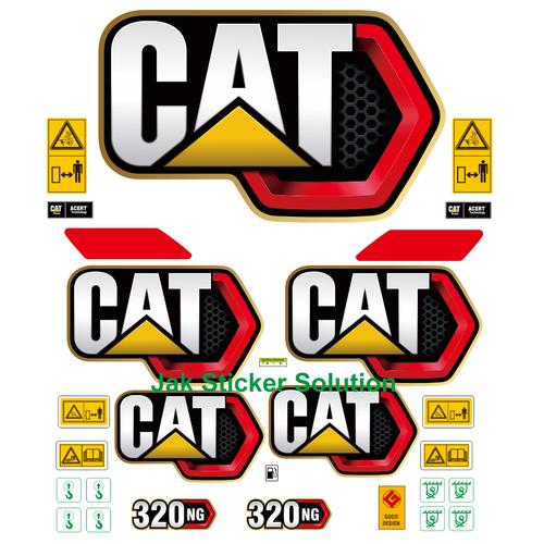Jual Stiker Caterpillar 320 NG Sticker Excavator Cat - Kab. Cirebon ...