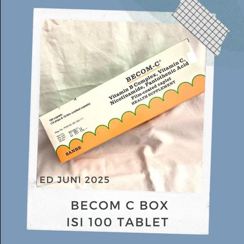 Jual BECOM C BOX ISI 100 TABLET - Kota Bandung - JeansPharmaTech ...