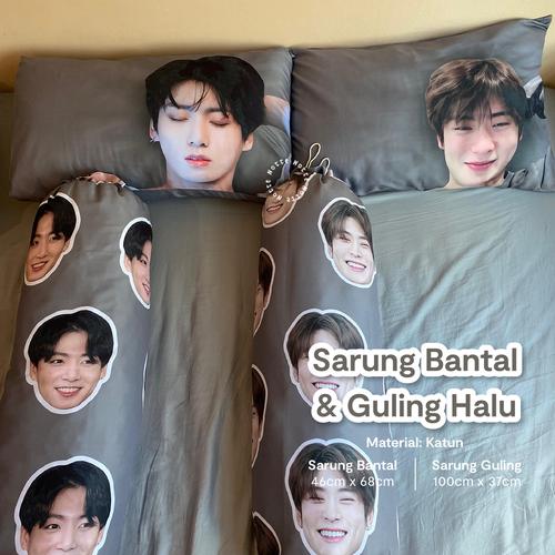 Jual Sarung Bantal Guling Kpop Halu Full Print BTS NCT SEVENTEEN - NCT ...