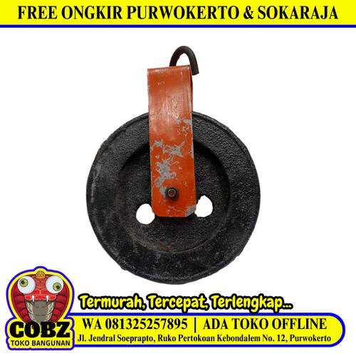 Jual 6 IN / TM Katrol Kerekan Timba Air Sumur Bangunan Besi Hitam - Kab ...