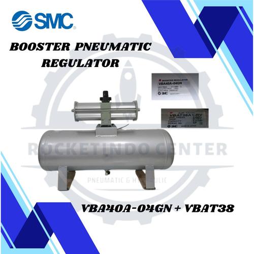 Jual SMC BOOSTER PNEUMATIC REGULATOR VBA40A-04GN WITH VBAT38 AIR TANK - Jakarta Barat ...