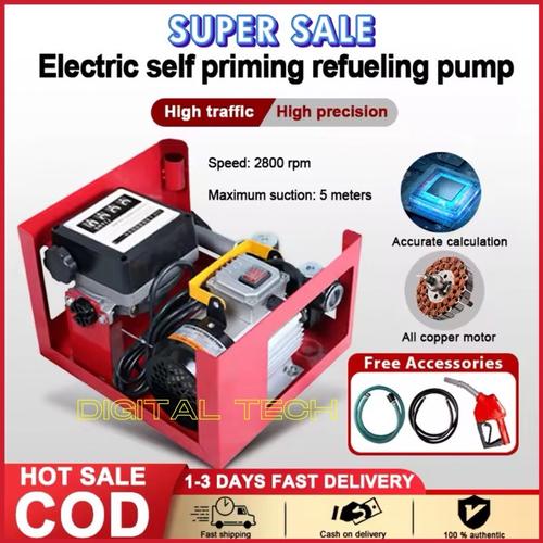 Jual PAKET FLOW METER MINYAK SOLAR + POMPA AC YB 60LPM KOMPLIT SIAP ...
