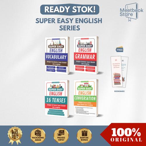Promo PAKET SUPER EASY ENGLISH GRAMMAR-VOCABULARY-16 TENSES ...