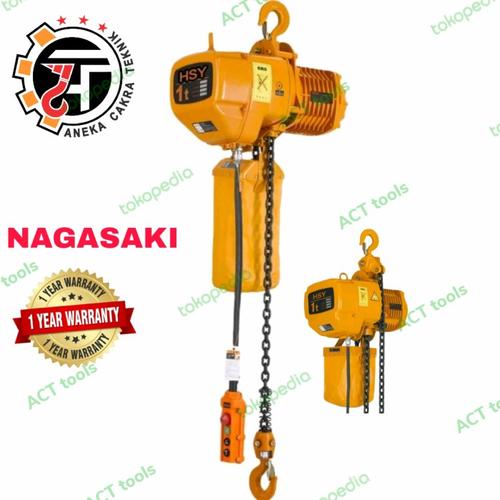 Jual electric chain hoist 1 ton 10 meter 220V nagasaki - Jakarta Pusat ...