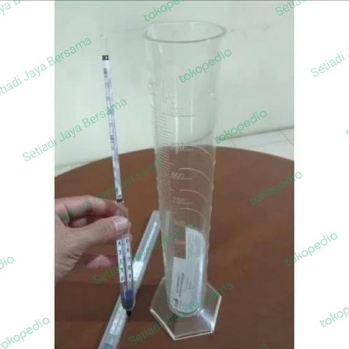 Jual Hydrometer / Alat Ukur Tes Solar 800 - 900 ml - Tabung Kaca ...