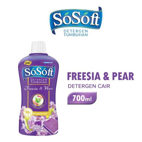 Jual SO SOFT DETERGENT LIQUID FLORAL BERRIES BOTOL 750ML - Jakarta ...