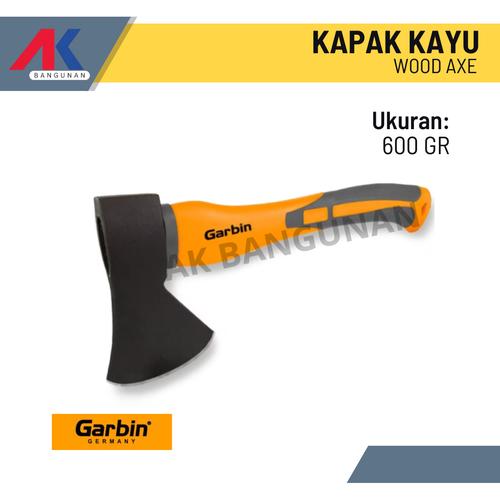 Jual GARBIN Kapak Kayu / Kampak Kayu Gagang Fiber 600 Gram - Kota ...