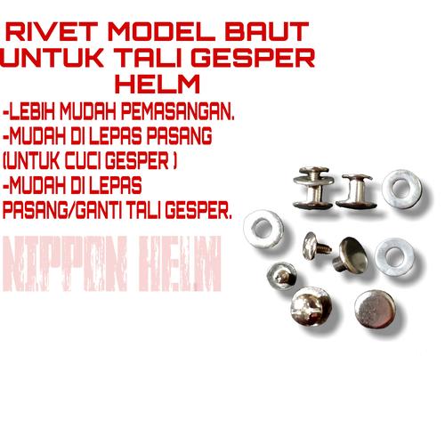 Jual RIVET\PAKU KELING MODEL BAUT UNTUK TALI GESPER HELM. - Jakarta ...