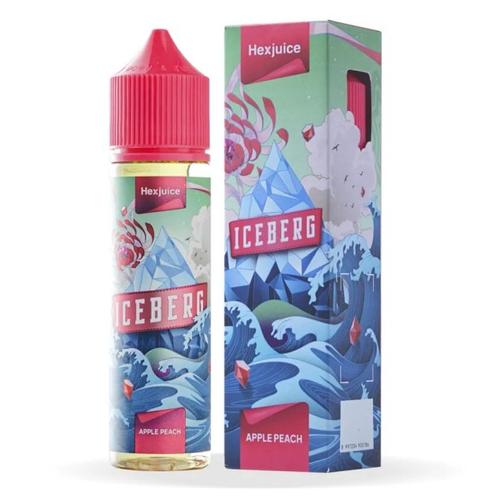 Promo Liquid Vape Vapor Iceberg Apple Peach Freebase 3MG 60ML by Hex ...