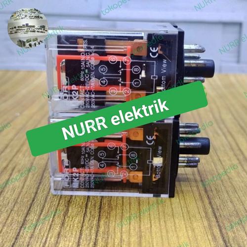 Jual Relay MK2P 8Pin/8 kaki 220VAC ,12VDC ,24VDC FORT - Jakarta Pusat ...