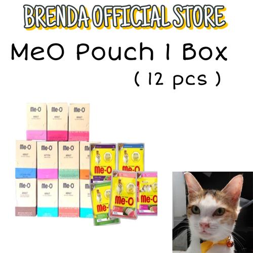 Jual ME-O MEO Pouch 80gr 1 Dus Box 12pcs Makanan Basah Kucing Wet Food ...