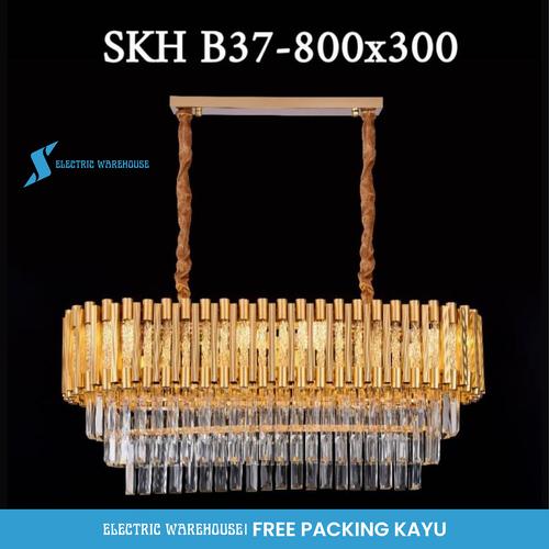 Jual LAMPU HIAS GANTUNG RUANG TAMU MEWAH MINIMALIS SKH - B37-L800*300 ...