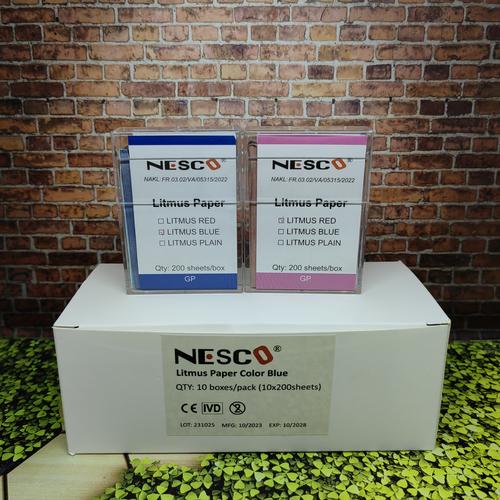 Jual LITMUS PAPER RED, LITMUS BLUE , KERTAS LAKMUS ,KERTAS PH NESCO ...