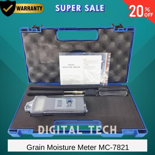 Jual Moisture Meter MC7821 Beras Padi Gandum Jagung Grain Tester MC ...