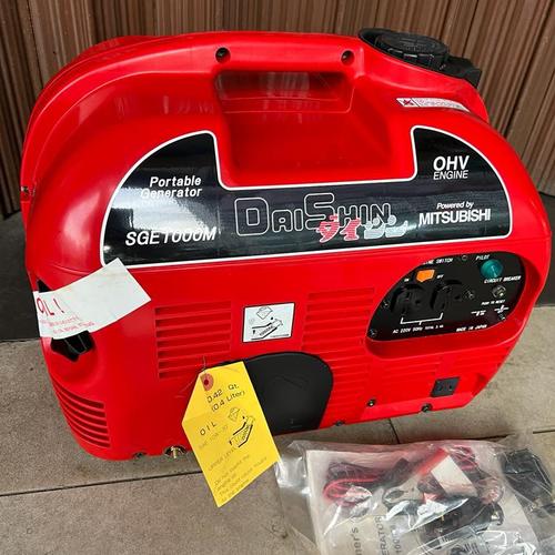 Jual Daishin Portable Generator/Genset SGE1000M by Mitsubishi - Jakarta ...