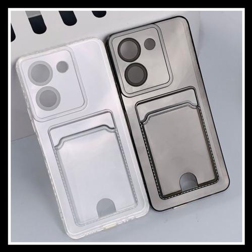 Jual Xiaomi Poco C65 Case Neo Crystal Card Slot Soft Casing Clear Cover ...