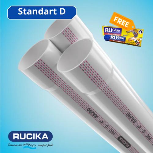 Jual Pipa Pralon PVC RUCIKA standard(STD) D ukuran 5" - 8" inch - 5 ...