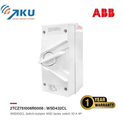 Jual ABB Saklar dan kotak kontak WSD432CL 32 A 4P Switch-Isolator - Jakarta Pusat - Aksel Online ...